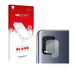 upscreen Displayschutzglas Panzerglasfolie für Xiaomi Mi 10 Lite (NUR Kameraschutz), Schutzglas Glasfolie klar, weiß