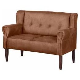Küchensofa Home Affaire "Moro", braun (mittelbraun), B:142cm H:99cm T:73cm, Microfaser in Antiklederoptik (100% Polyester), Sofas, in verschiedenen Stoffen und Farben