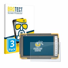 BROTECT Displayschutzglas Schutzglas für Topcon FC-6000, 3 Stück, Schutzfolie Display Schutz Glas Folie matt, weiß