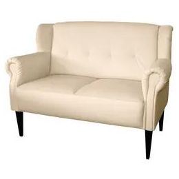 2-Sitzer Home Affaire "Moro", beige (creme), B:142cm H:101cm T:73cm, Luxus-Microfaser aus 100% Polyester;Softlux-Kunstleder, Sofas, mit Federkern