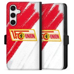 DeinDesign Handyhülle Offizielles Lizenzprodukt 1. FC Union Berlin Logo, Samsung Galaxy S24+ Hülle Handy Flip Case Wallet Cover, schwarz