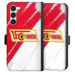 DeinDesign Handyhülle Offizielles Lizenzprodukt 1. FC Union Berlin Logo, Samsung Galaxy S23+ Hülle Handy Flip Case Wallet Cover, schwarz
