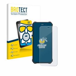 BROTECT Displayschutzglas Schutzglas für Fossibot F101P, Schutzfolie Display Schutz Glas Folie matt, weiß