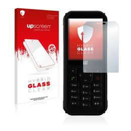 upscreen Displayschutzglas Schutzglas für Caterpillar Cat B40, Schutzfolie Display Schutz Glas Folie klar, weiß