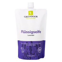 GREENDOOR Flüssigseife Flüssigseife Nachfüllpackung Lavendel