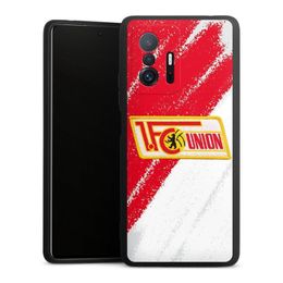 DeinDesign Handyhülle Offizielles Lizenzprodukt 1. FC Union Berlin Logo, Xiaomi 11T 5G Silikon Hülle Premium Case Handy Schutzhülle, schwarz