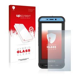upscreen Displayschutzglas Schutzglas für Ecom Smart-Ex 02 DZ1, Schutzfolie Display Schutz Glas Folie klar, weiß