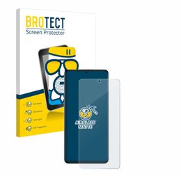 BROTECT Displayschutzglas Schutzglas für realme Narzo 70x, Schutzfolie Display Schutz Glas Folie matt, weiß