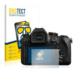 BROTECT Displayschutzfolie Schutzfolie für Panasonic Lumix DMC-FZ2000, 2 Stück, 2 Stück, Displayschutz Schutz Folie Matt Entspiegelungsfolie, weiß