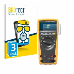 BROTECT Displayschutzglas Schutzglas für Fluke 179 Multimeter, 3 Stück, Schutzfolie Display Schutz Glas Folie matt, weiß