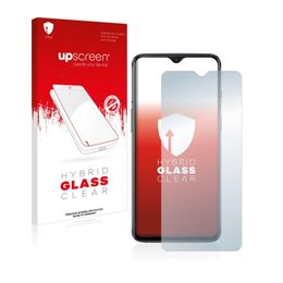 upscreen Displayschutzglas Schutzglas für OnePlus 7, Schutzfolie Display Schutz Glas Folie klar, weiß
