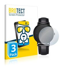 BROTECT Displayschutzglas Schutzglas für Alienwork IK Armbanduhr (36 mm), 3 Stück, Schutzfolie Display Schutz Glas Folie klar, weiß