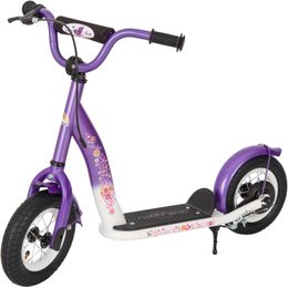 Scooter Bikestar lila (violett, weiß) Cityroller