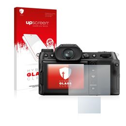 upscreen Displayschutzglas Schutzglas für Fujifilm GFX50S II, Schutzfolie Display Schutz Glas Folie klar, weiß