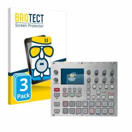 BROTECT Displayschutzglas Schutzglas für Elektron Syntakt E25 Remix Edition, 3 Stück, Schutzfolie Display Schutz Glas Folie matt, weiß