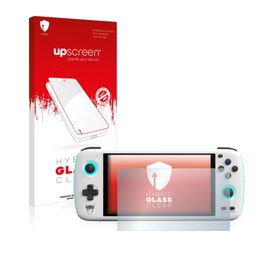 upscreen Displayschutzglas Schutzglas für AYN Odin, Schutzfolie Display Schutz Glas Folie klar, weiß