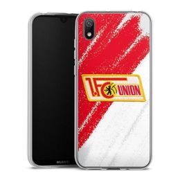 DeinDesign Handyhülle Offizielles Lizenzprodukt 1. FC Union Berlin Logo, Huawei Y5 (2019) Silikon Hülle Bumper Case Handy Schutzhülle, weiß