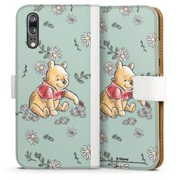 DeinDesign Handyhülle Winnie Puuh Disney Offizielles Lizenzprodukt Daisy and Bug Love, Huawei P20 Hülle Handy Flip Case Wallet Cover Handytasche Leder