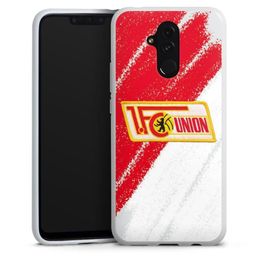 DeinDesign Handyhülle Offizielles Lizenzprodukt 1. FC Union Berlin Logo, Huawei Mate 20 Lite Silikon Hülle Bumper Case Handy Schutzhülle, weiß
