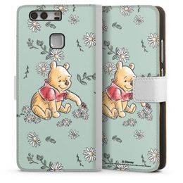 DeinDesign Handyhülle Winnie Puuh Disney Offizielles Lizenzprodukt Daisy and Bug Love, Huawei P9 Hülle Handy Flip Case Wallet Cover Handytasche Leder