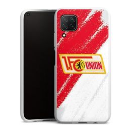DeinDesign Handyhülle Offizielles Lizenzprodukt 1. FC Union Berlin Logo, Huawei P40 Lite Silikon Hülle Bumper Case Handy Schutzhülle, weiß