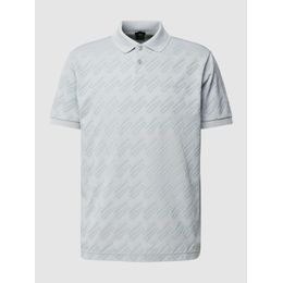 BOSS Green Regular Fit Poloshirt mit Allover-Muster Modell 'Pirax'