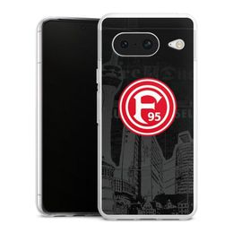 DeinDesign Handyhülle Fortuna Düsseldorf Offizielles Lizenzprodukt Logo Fortuna Logo City, Google Pixel 8 Silikon Hülle Bumper Case Handy Schutzhülle