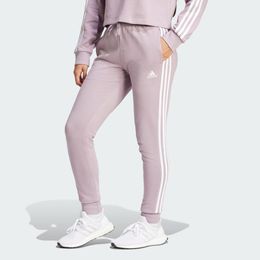 Adidas Essentials 3-Streifen French Terry Cuffed Hose