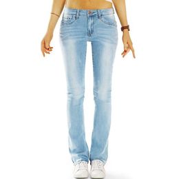 be styled Bootcut-Jeans Bootcut Jeans Hüftjeans bequeme Stretch Fit Passform Hosen Medium Waist