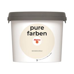 Alpina Wandfarbe 'pure farben' mondgrau matt 2,5 l