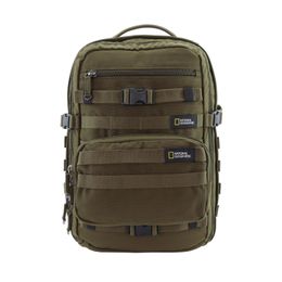 Cityrucksack National Geographic "ROCKET" Gr. B: 31.00 cm, braun Rucksäcke mit vielen Fächern