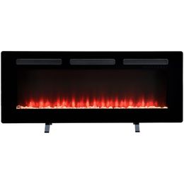 Elektrokamin Dimplex "Sierra 48"" Elektrokaminöfen schwarz schwarz,mit Heizung, Fernbedienung, App, Optiflame Flammeneffekt