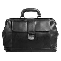 XZONE Reisetasche X-ZONE Gr. B/H/T: 38 cm x 26 cm x 15 cm onesize, schwarz Taschen echt Leder