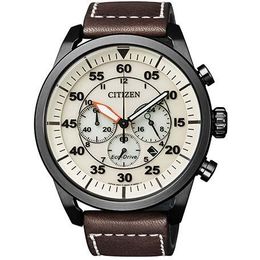 Chronograph Citizen "CA4215-04W" Armbanduhren braun (dunkelbraun) Herren Solaruhren Armbanduhr, Herrenuhr, Solar, Stoppfunktion