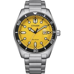 Solaruhr Citizen "AW1760-81Z" Armbanduhren gelb (silberfarben) Herren Solaruhren Armbanduhr, Herrenuhr