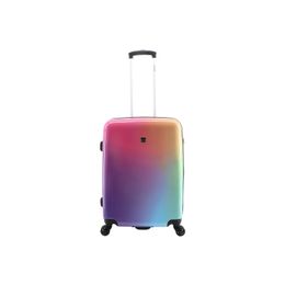 Koffer Saxoline "Rainbow" Gr. B/H/T: 44.00 cm x 67.00 cm x 25.00 cm, bunt Koffer Trolleys mit praktischem TSA-Schloss