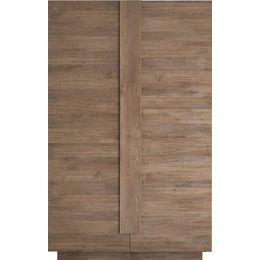 Schuhschrank Inosign "Jupiter Hochschrank" Schränke Gr. B/H/T: 121 cm x 193 cm x 44 cm, 2 St., Komplettausführung, braun (mercure nb holzstruktur) Schuhschränke Höhe 193 cm