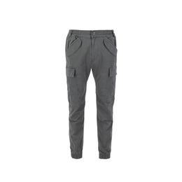 Cargohose Alpha Industries "Alpha Industries Men - Pants Airman Pant" Gr. 29, Normalgrößen, grau (vintage grey) Herren Hosen