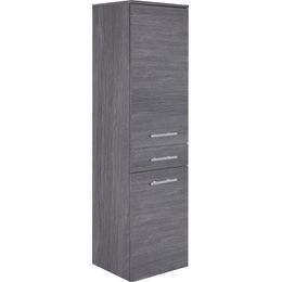 Midischrank Marlin "3040" Schränke Gr. B/H/T: 40 cm x 148,8 cm x 35 cm, links, 2 St., grau (kastanie graphit) Bad-Midischrank Breite 40 cm