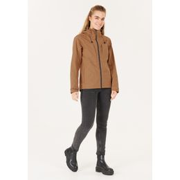 Outdoorjacke WHISTLER "Downey" Gr. 40, braun (karamell) Damen Jacken mit getapten Nähten