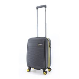 Koffer National Geographic "Aerodrome" Gr. B/H/T: 35 cm x 54 cm x 20 cm, schwarz (schwarz, gelb) Koffer Trolleys mit integriertem TSA-Zahlenschloss