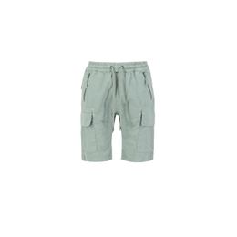 Sweatshorts Alpha Industries "ALPHA Men - Shorts Ripstop Jogger Short" Gr. L, Normalgrößen, grün (dusty green) Herren Hosen Shorts