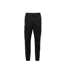 Cargohose Alpha Industries "Alpha Industries Men - Pants Airman Pant" Gr. 29, Normalgrößen, schwarz (black) Herren Hosen