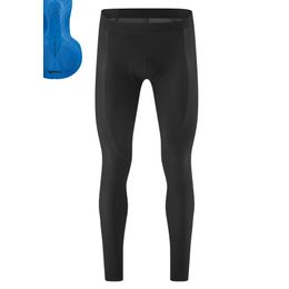 Fahrradhose Gonso "Sitivo Tight M" Gr. L, Normalgrößen, blau, Herren, 57% Polyamid; 28% Polyester; 15% Elastan, Hosen, Herren Radhose mit innovativem Sitzpolster, Radlerhose, Tight Fit