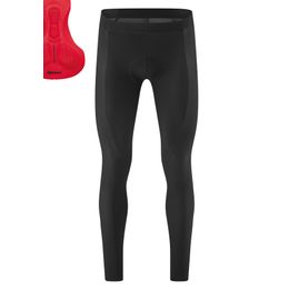 Fahrradhose Gonso "Sitivo Tight M", Herren, Gr. 4XL, Normalgr&ouml;&szlig;en, rot, 57% Polyamid, 28% Polyester, 15% Elasthan, Hosen Fahrradhose, Herren Radhose mit innovativem Sitzpolster, Radlerhose, Tight Fit