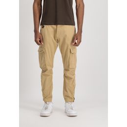 Cargohose Alpha Industries "ALPHA Men - Pants Task Force Pant" Gr. 33, Normalgrößen, beige (sand) Herren Hosen Cargohosen