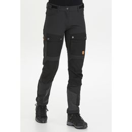 Softshellhose WHISTLER "Anissy" Gr. 36, EURO-Größen, schwarz (dunkelgrau, schwarz) Damen Hosen Wanderhosen mit atmungsaktivem Material