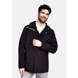 Outdoorjacke NEW CANADIAN "Alpha Voyager", Herren, Gr. M, schwarz, 100% Polyester, unifarben, normal, ohne Ausschnitt, Jacken, aus recyceltem Material