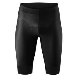 Fahrradhose Gonso "SQlab GO M" Gr. M, Normalgrößen, schwarz Herren Hosen Radhose mit Sitzpolster, kurze moderne Radlerhose, Tight Fit