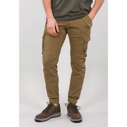 Cargohose Alpha Industries "Alpha Industries Men - Pants Combat Pant LW" Gr. 28, Normalgrößen, grün (khaki) Herren Hosen